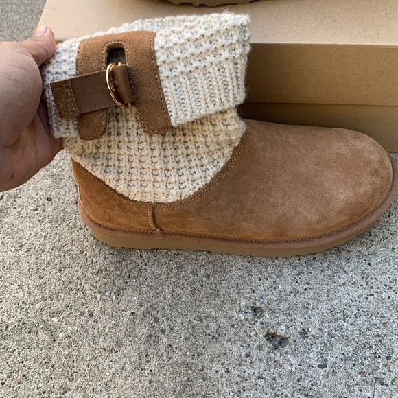 UGG | Shoes | Ugg Oatmeal Womens Classic Solene Mini Size 8 Nwt Chestnut | Poshmark